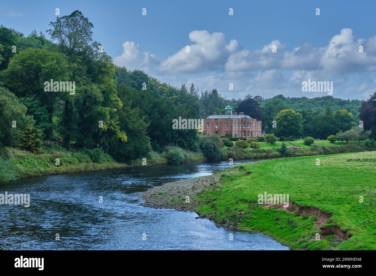 Warwick Hall on the River Eden at Warwick-on-Eden, Algionby, Carlisle ...