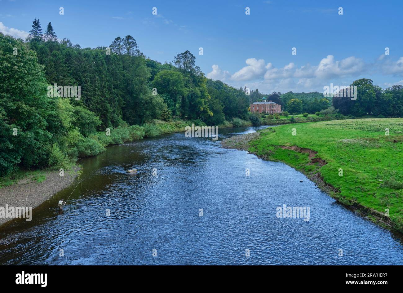 Warwick Hall on the River Eden at Warwick-on-Eden, Algionby, Carlisle ...