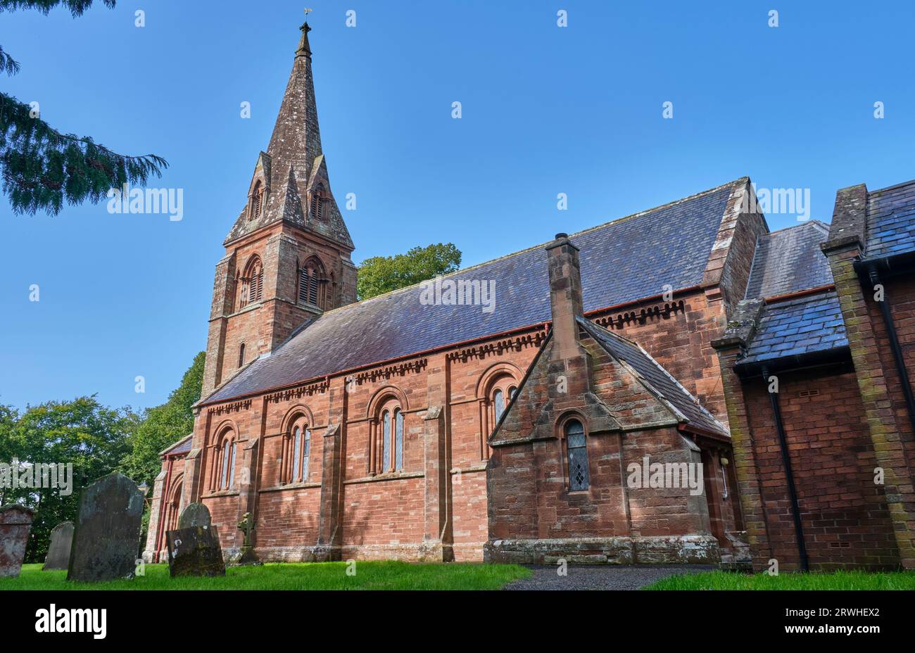 St Paul's Church, Holme Eden, Warwick Bridge, Carlisle, Cumbria Stock ...