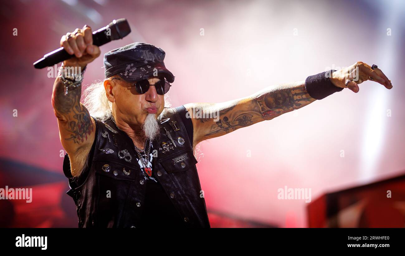 German heavy metal band from Solingen Accept performs during Havirov ...