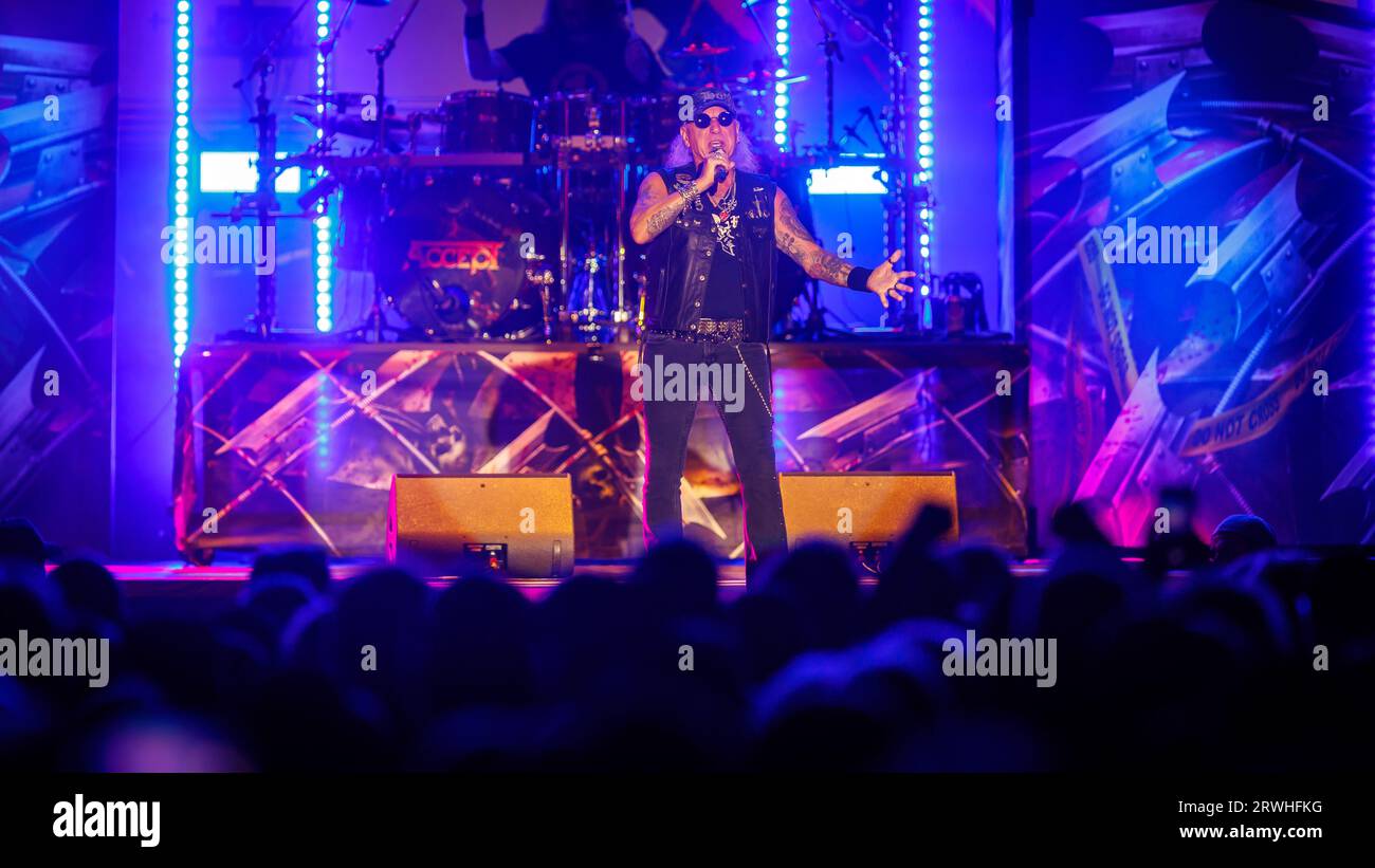German heavy metal band from Solingen Accept performs during Havirov ...