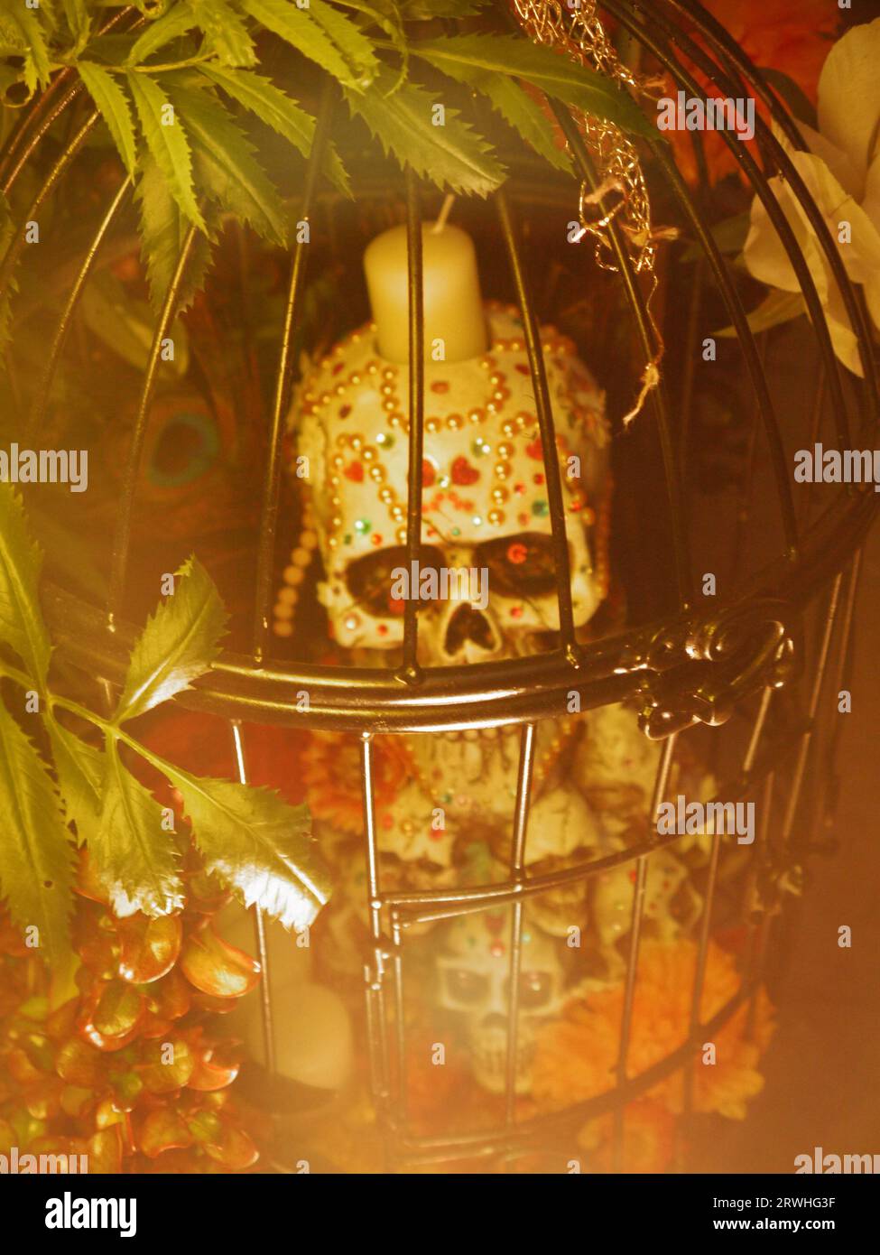 Kew Gardens, Richmond, UK - Oct 14th 2022: Calaveras (Skulls) in the ...