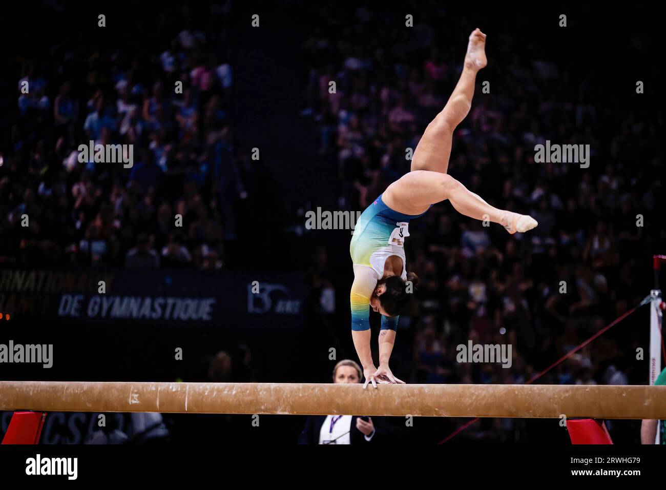 Australian gymnast Georgia Godwin seen competing during the Finals of ...