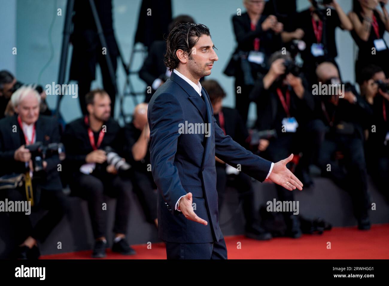 VENICE, ITALY - SEPTEMBER 05: Pietro Castellitto attends a red carpet ...