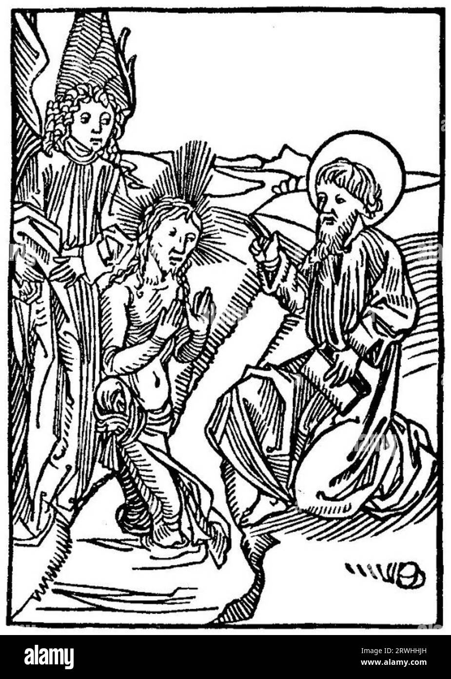 Historical baptism Cut Out Stock Images & Pictures - Alamy