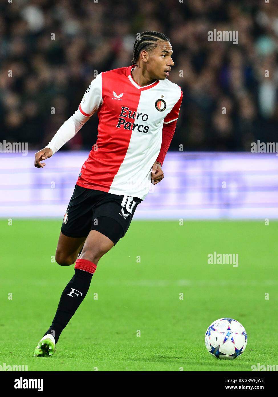 ROTTERDAM - Calvin Stengs of Feyenoord during the UEFA Champions League ...
