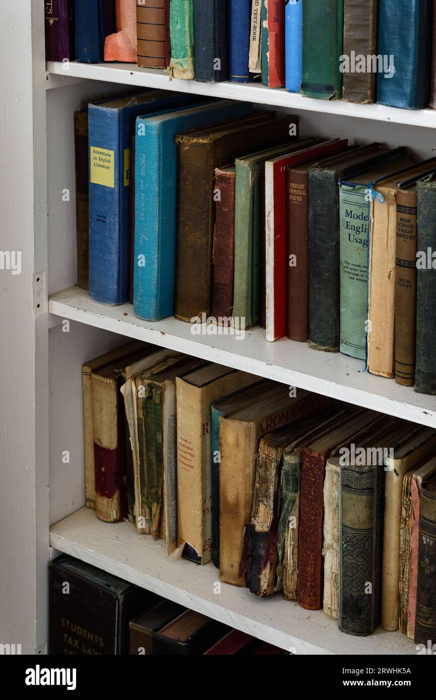 Books Falling Off Shelf