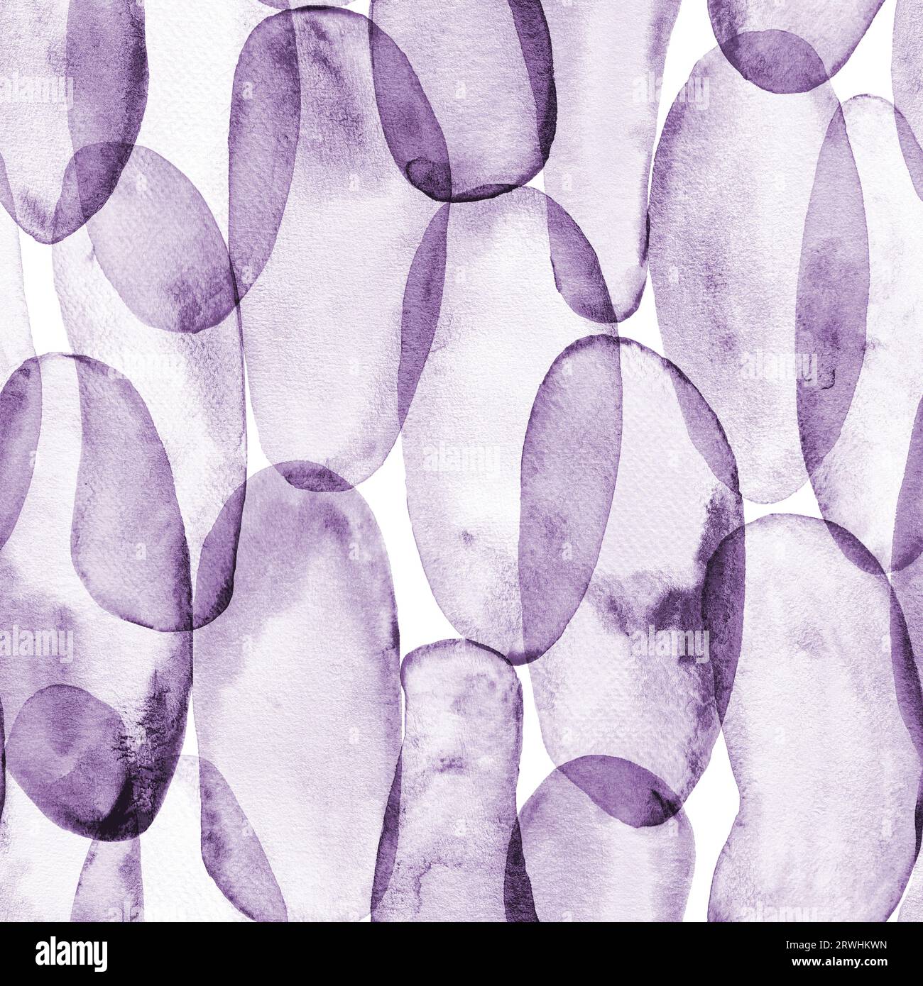 Abstract watercolor ellipses stain forms color background. Hand drawn ...