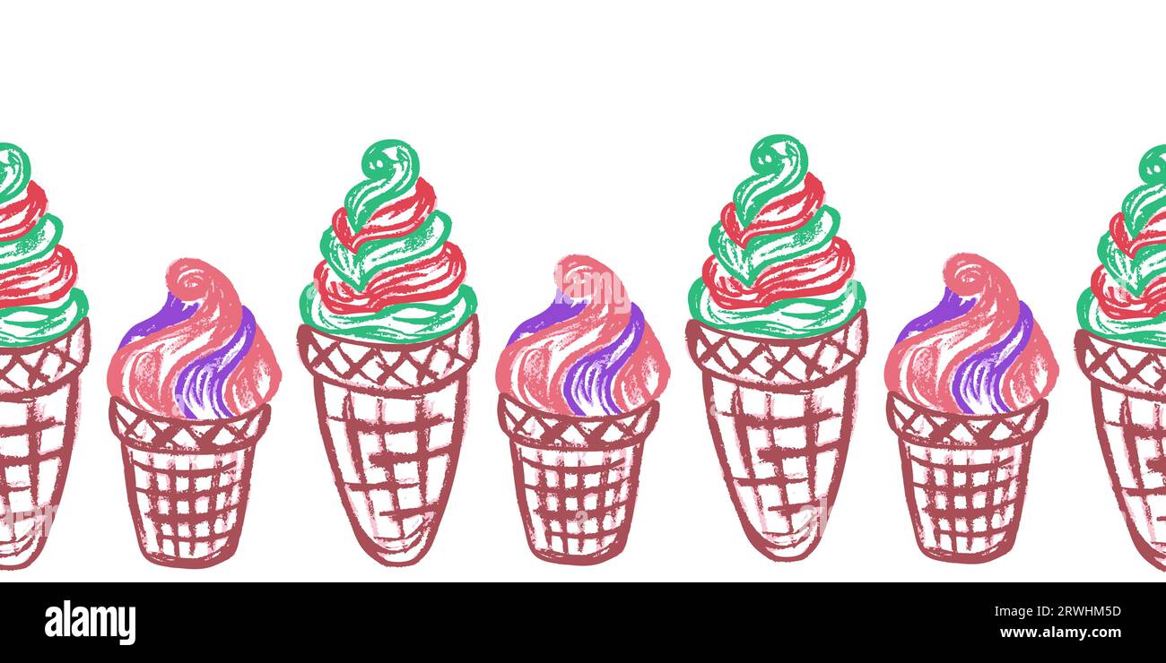 Ice Cream Clip Art Border