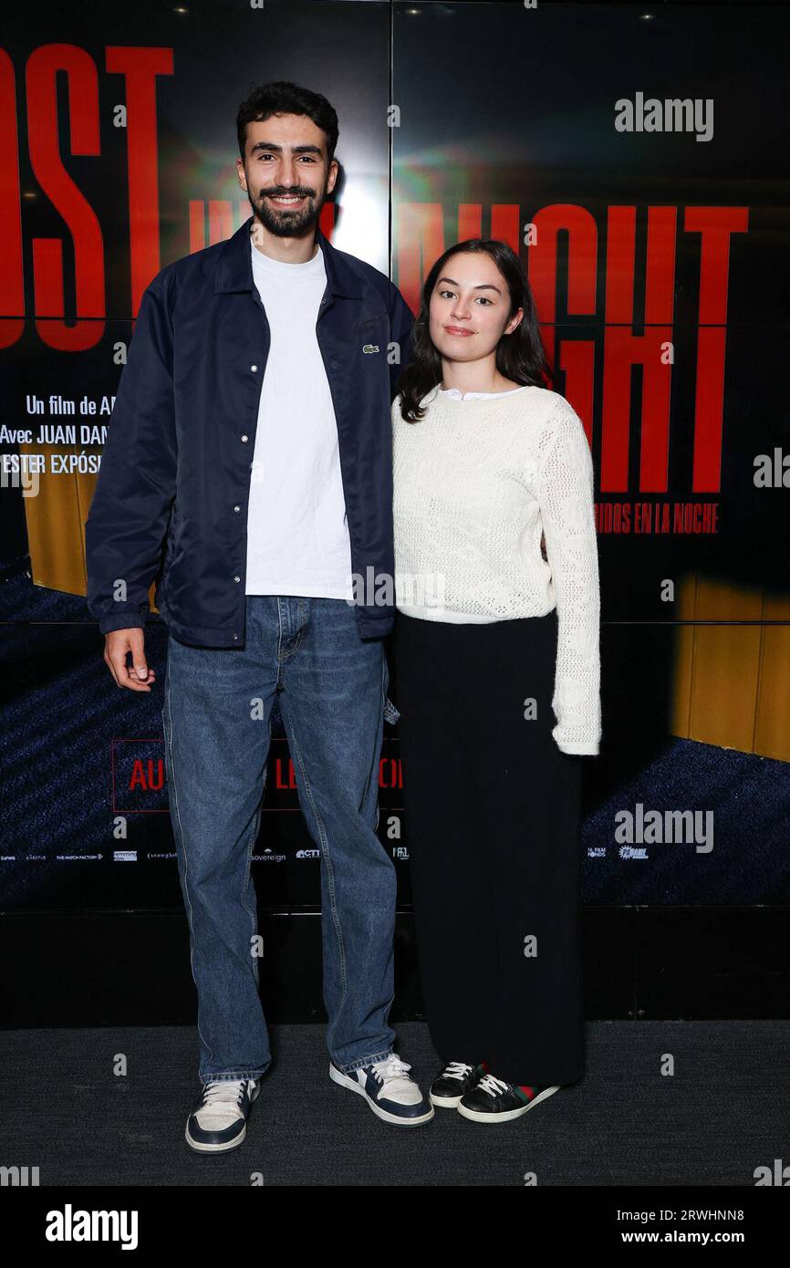 Paris, France. 19th Sep, 2023. Rayan Aizouki, Alix Collin attend 'Lost ...