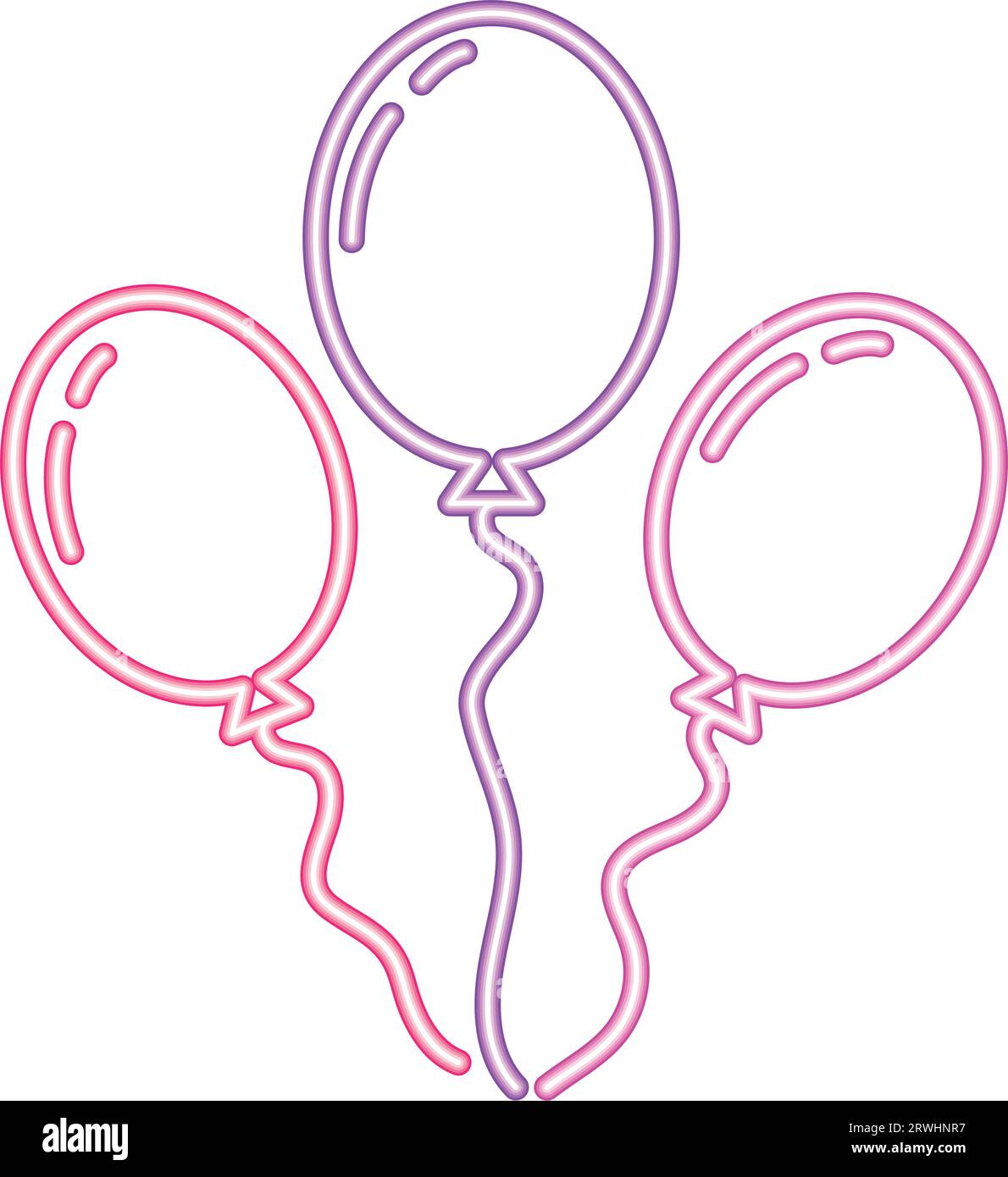 helium neon balloon party Stock Vector Image & Art - Alamy