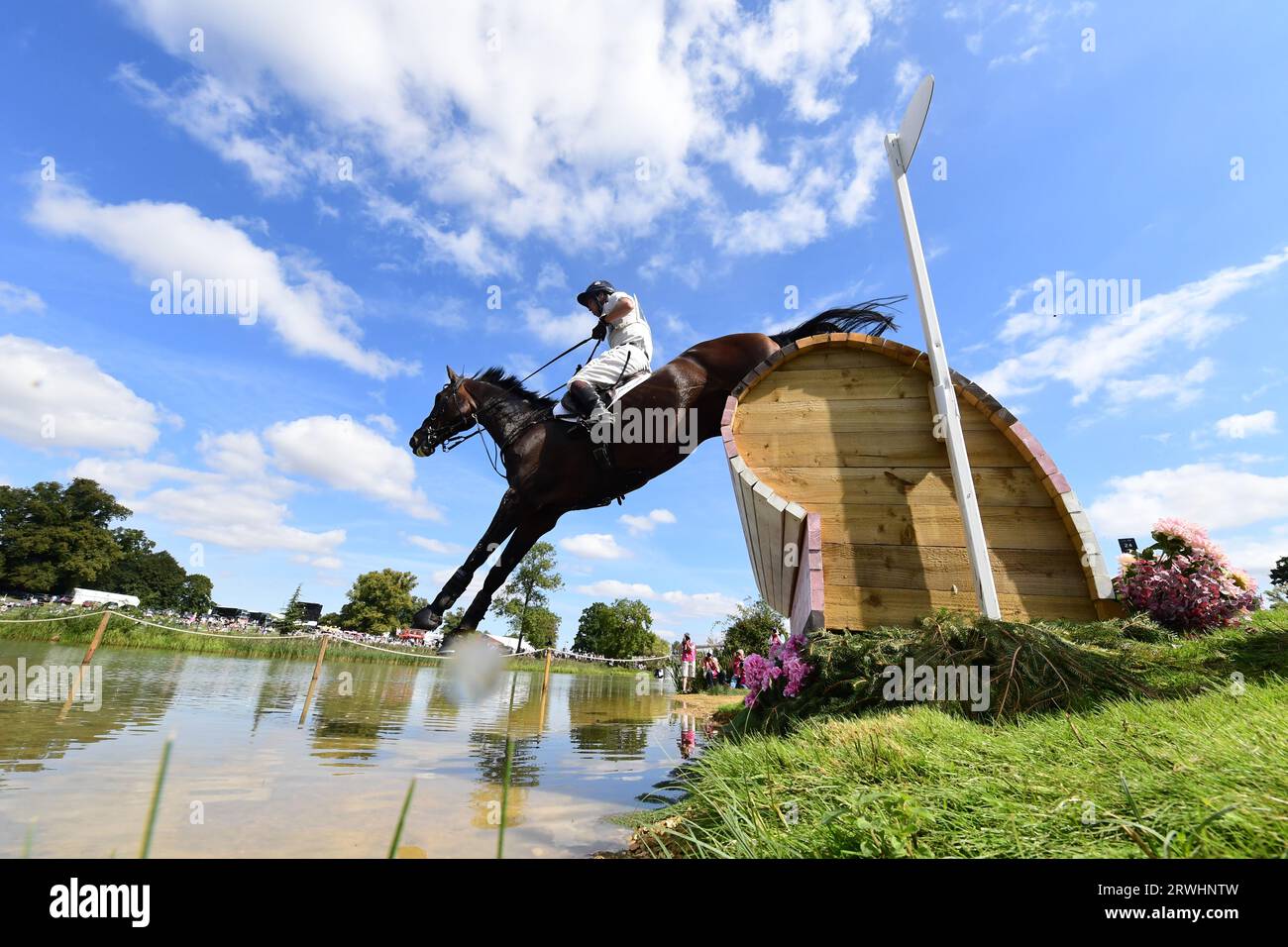 Burghley H/T 2023 Harry Meade on Cavalier Crystal Stock Photo - Alamy
