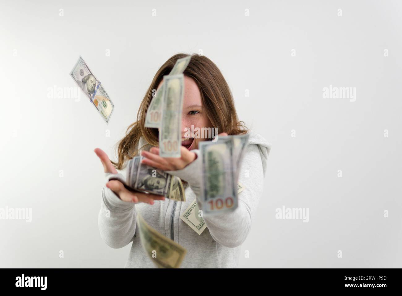 Throw money around hi-res stock photography and images - Alamy