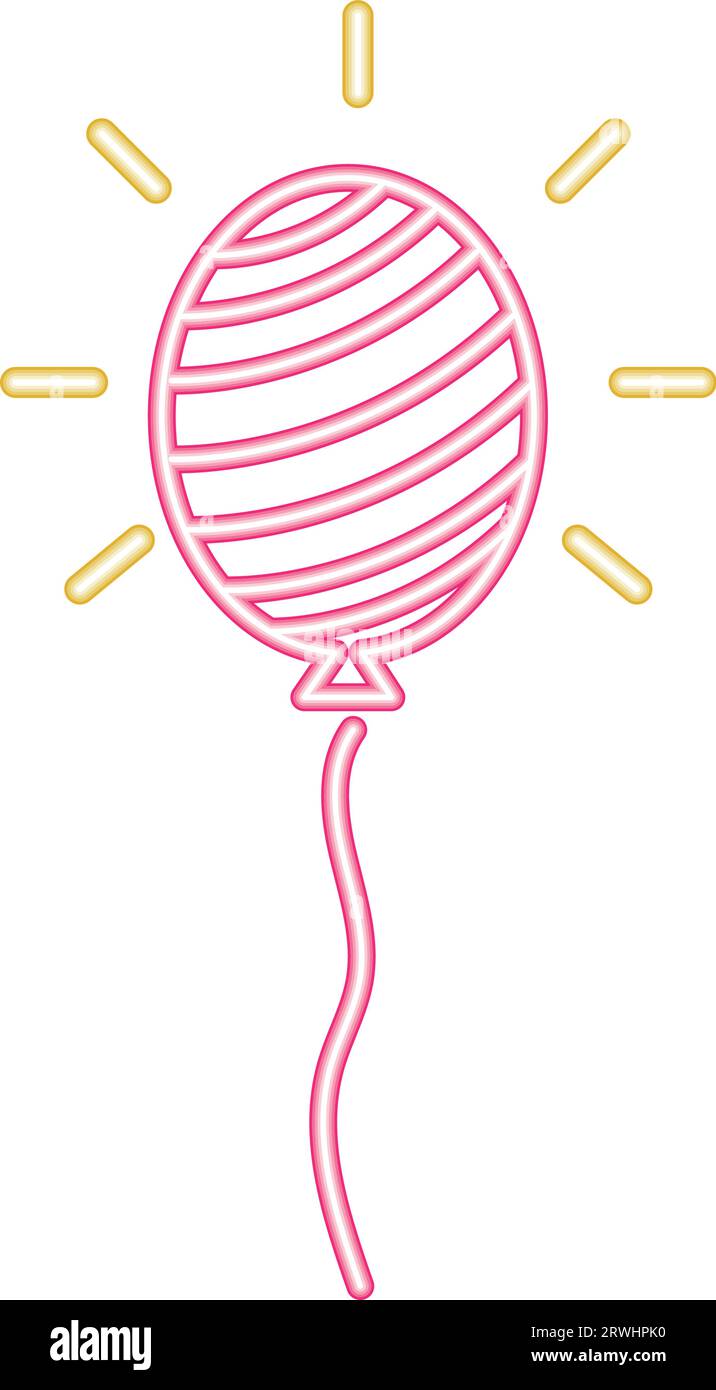 Bright balloon helium neon hi-res stock photography and images - Alamy