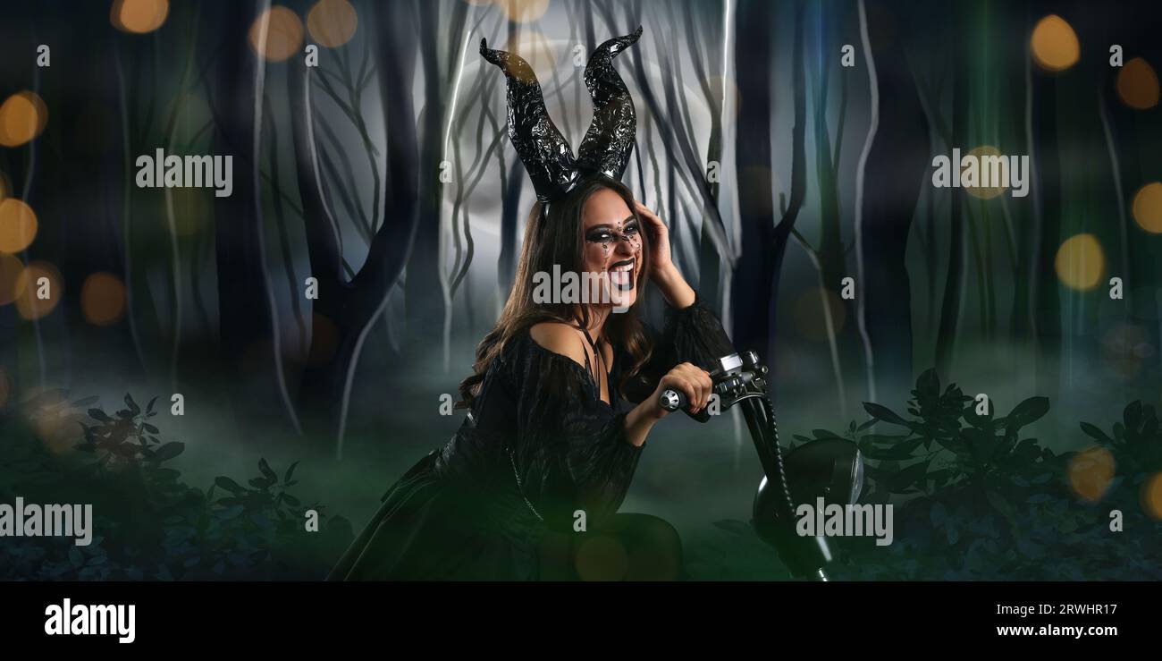 Female demon hi-res stock photography and images - Alamy