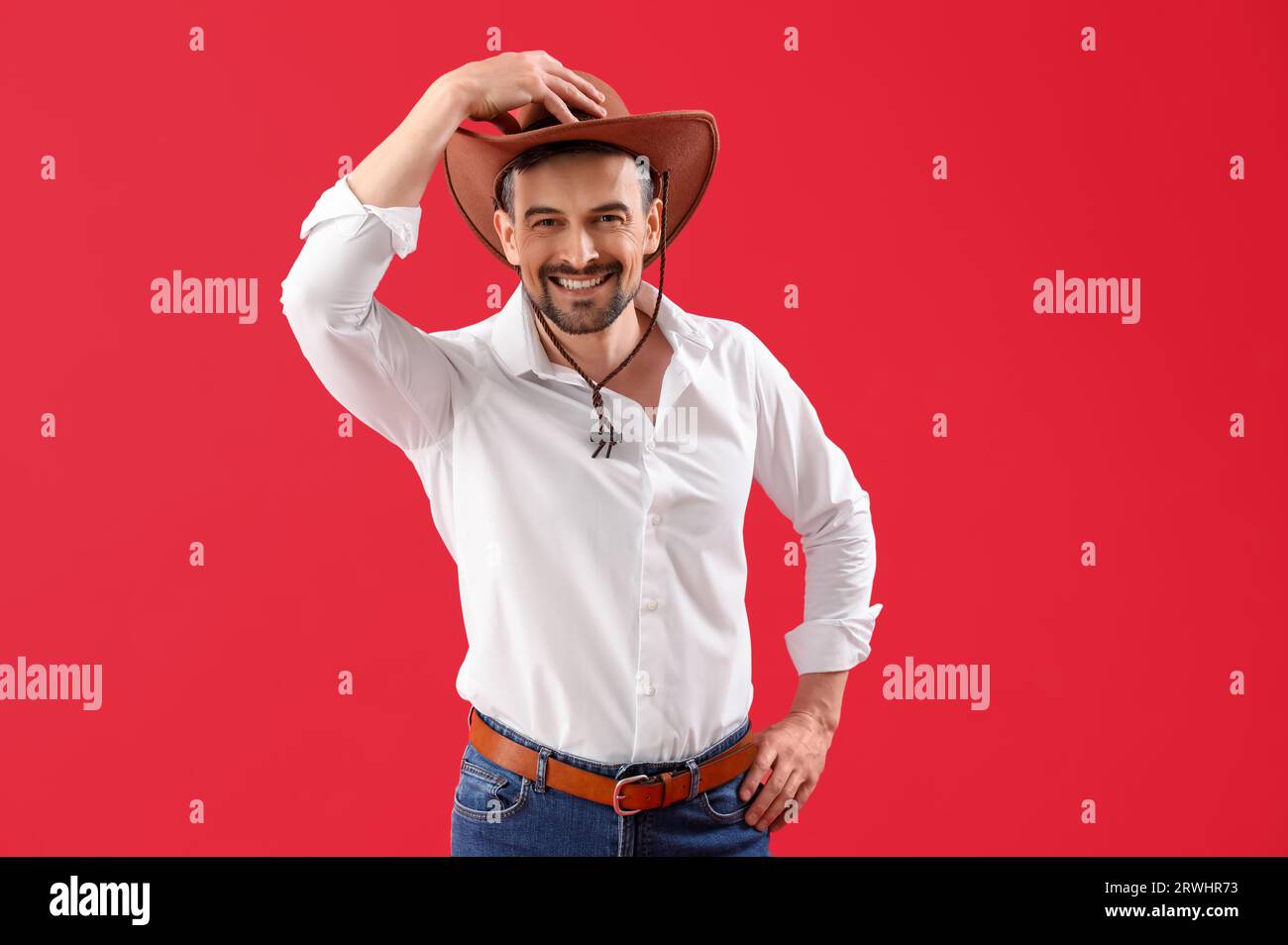 Authentic cowboy style hi-res stock photography and images - Alamy