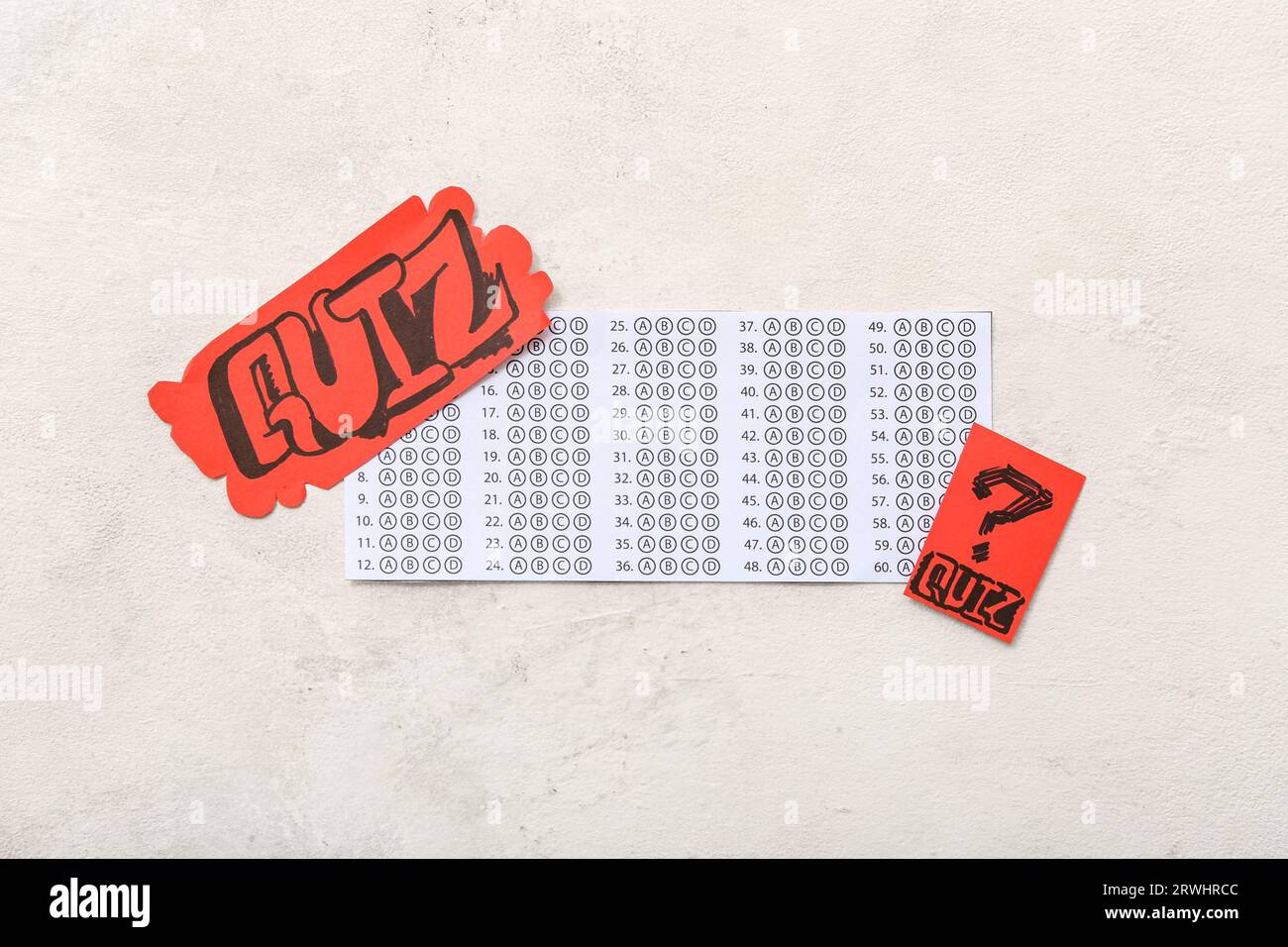 Quiz game cards hi-res stock photography and images - Alamy