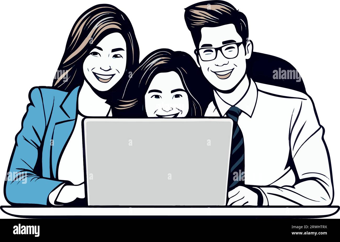Amazing and lovely Office people vector art Stock Vector Image & Art ...
