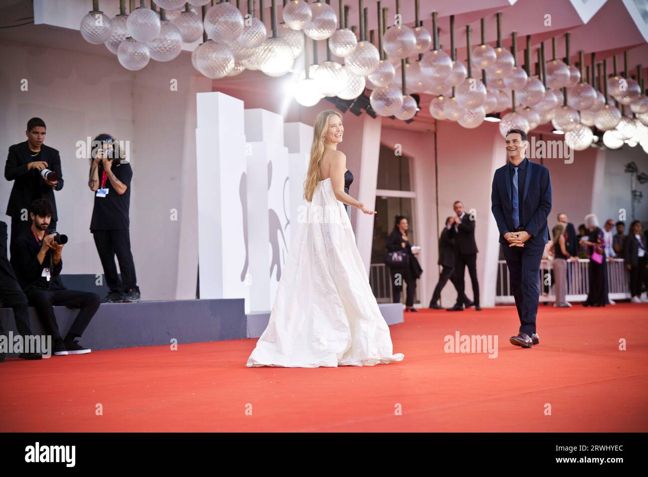 VENICE, ITALY - SEPTEMBER 06: Bar Refaeli attends a red carpet for the ...
