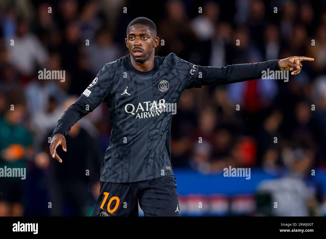 PARIS, FRANCE - SEPTEMBER 19: Ousmane Dembele (Paris Saint-Germain ...