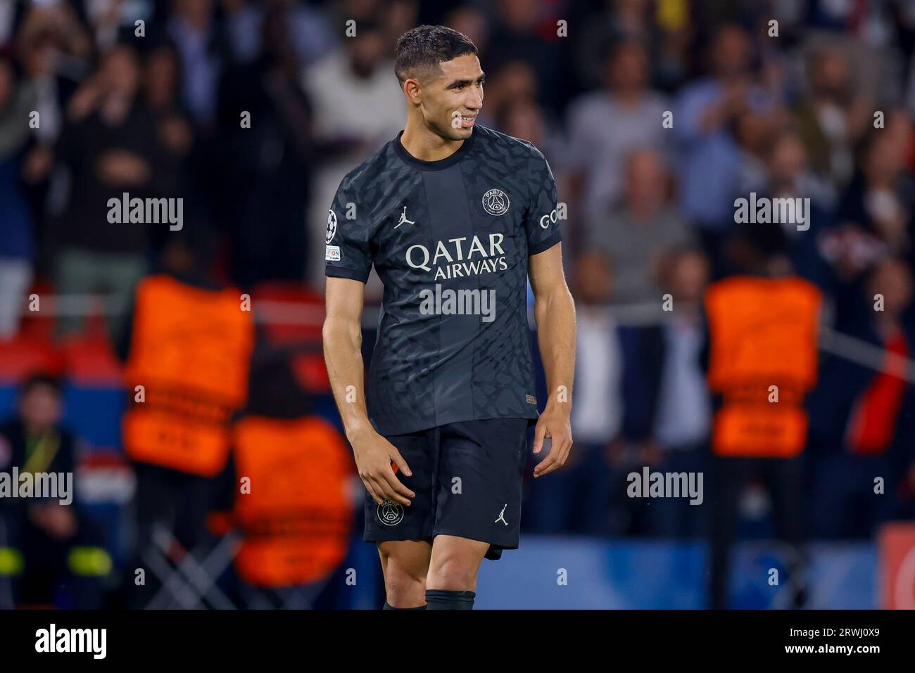 PARIS, FRANCE - SEPTEMBER 19: Achraf Hakimi (Paris Saint-Germain ...