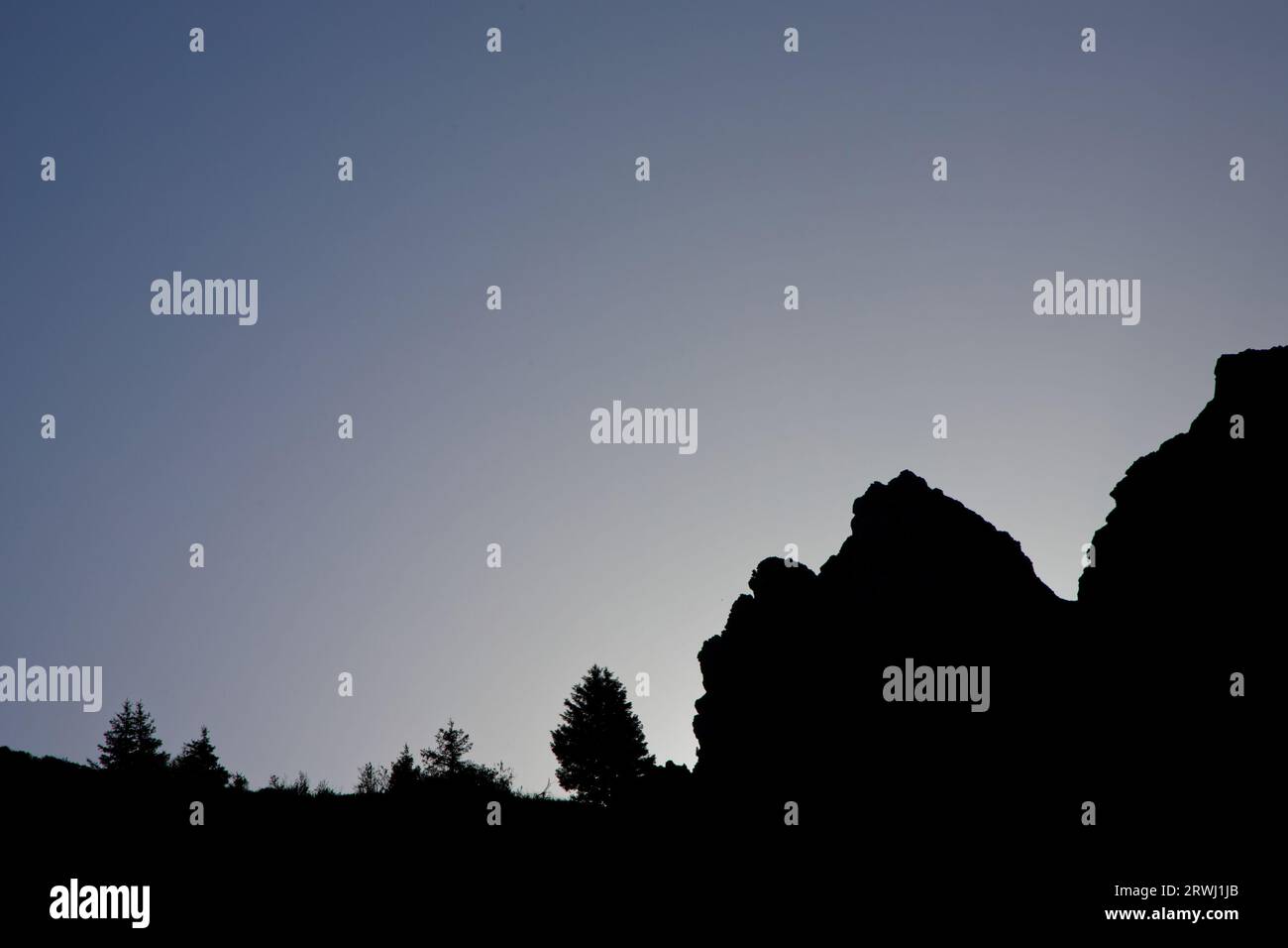 Vegetation on mountain slopes hi-res stock photography and images - Alamy
