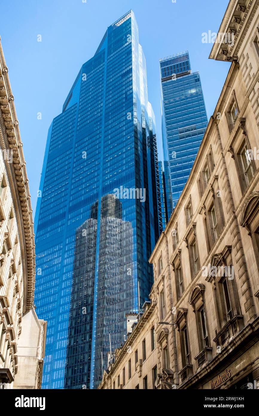 Tower 42 (also known as the Nat West Tower) Reflected in the glass of ...
