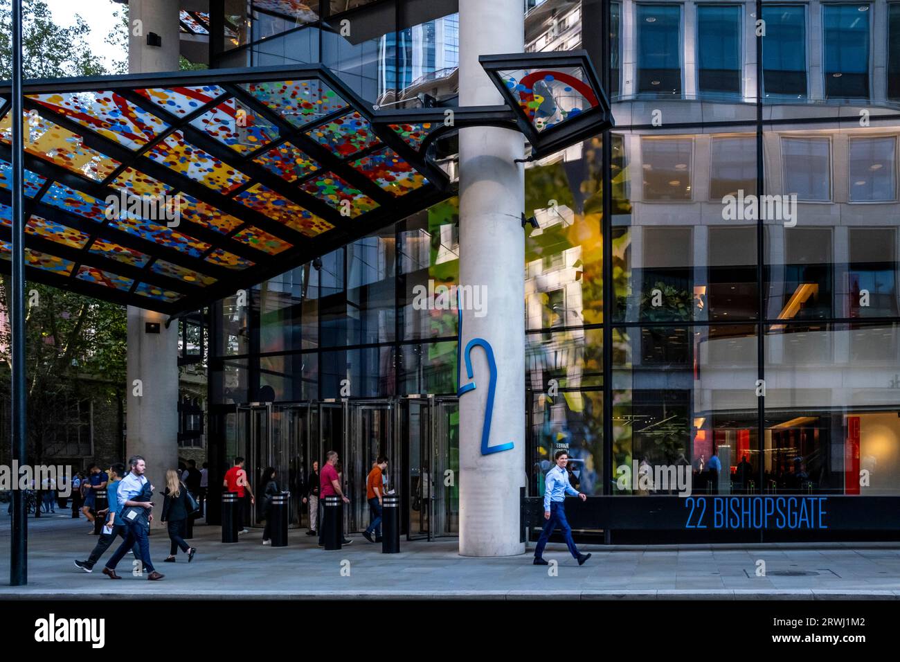 The Entrance To The 22 Bishopsgate Building, City of London, London, UK Stock Photo - Alamy