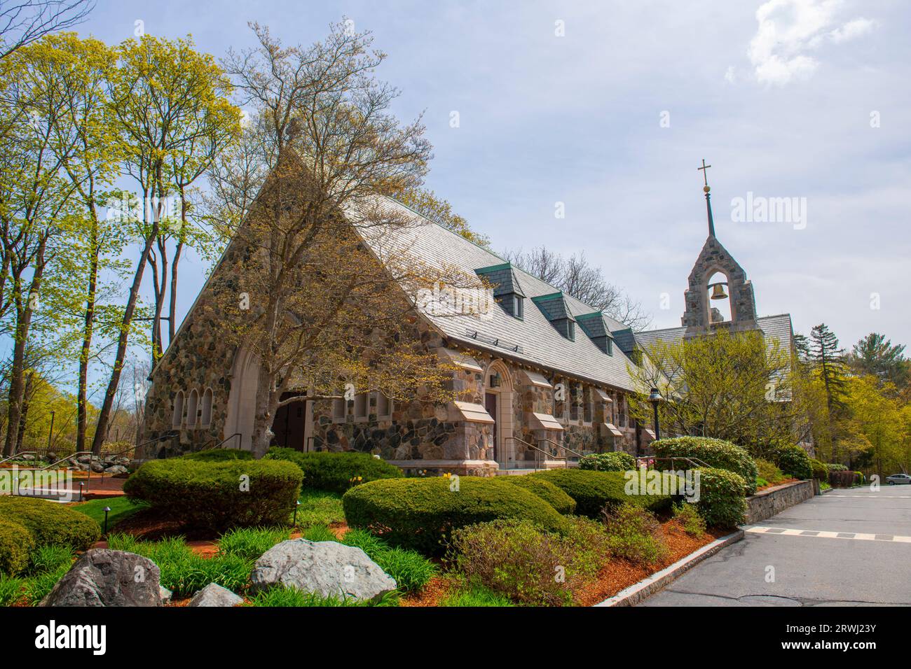St. Julia Catholic Church at 374 Boston Post Road in historic town ...
