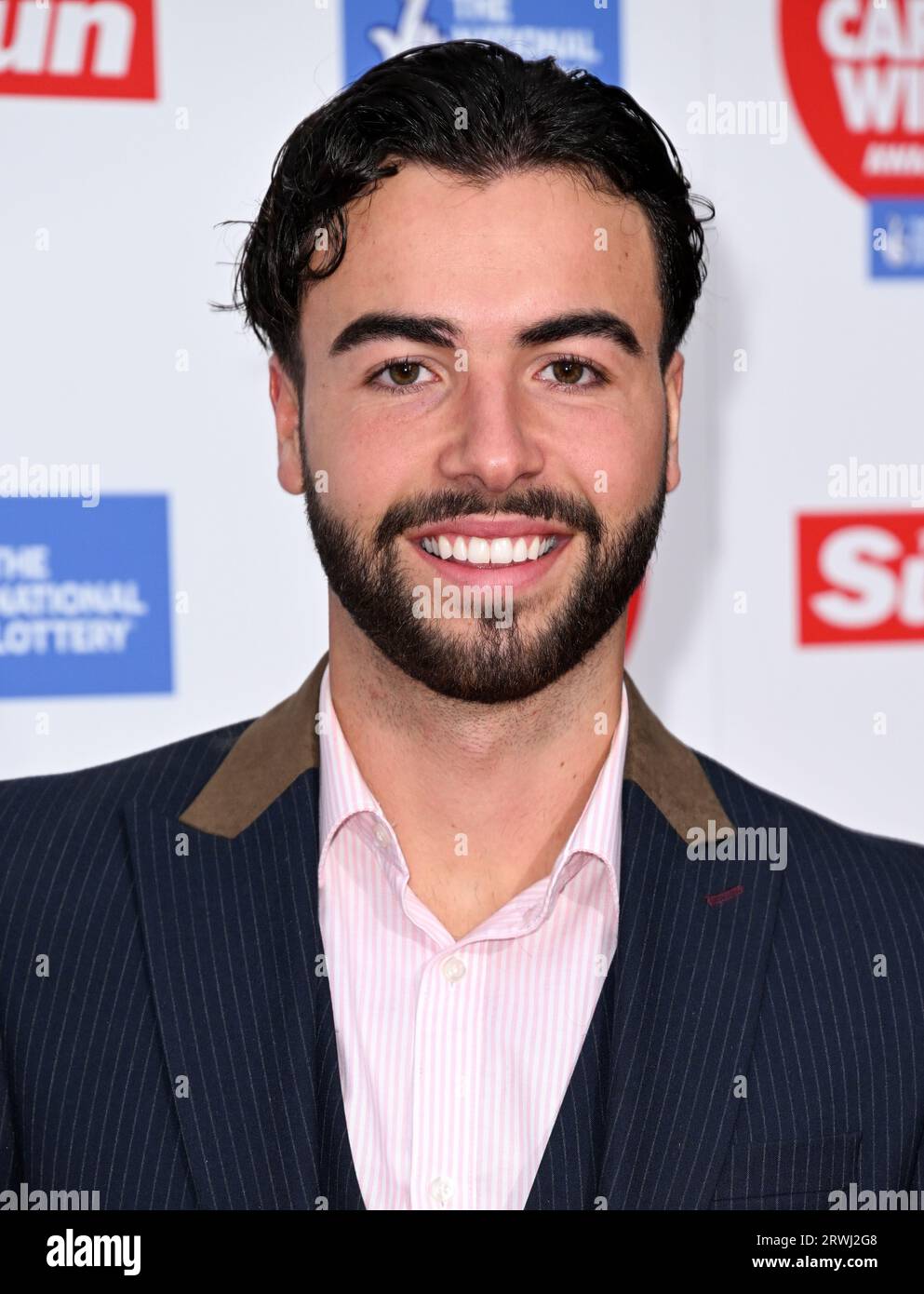 London, UK. September 19th, 2023. Sammy Root arriving at The Sun Who ...