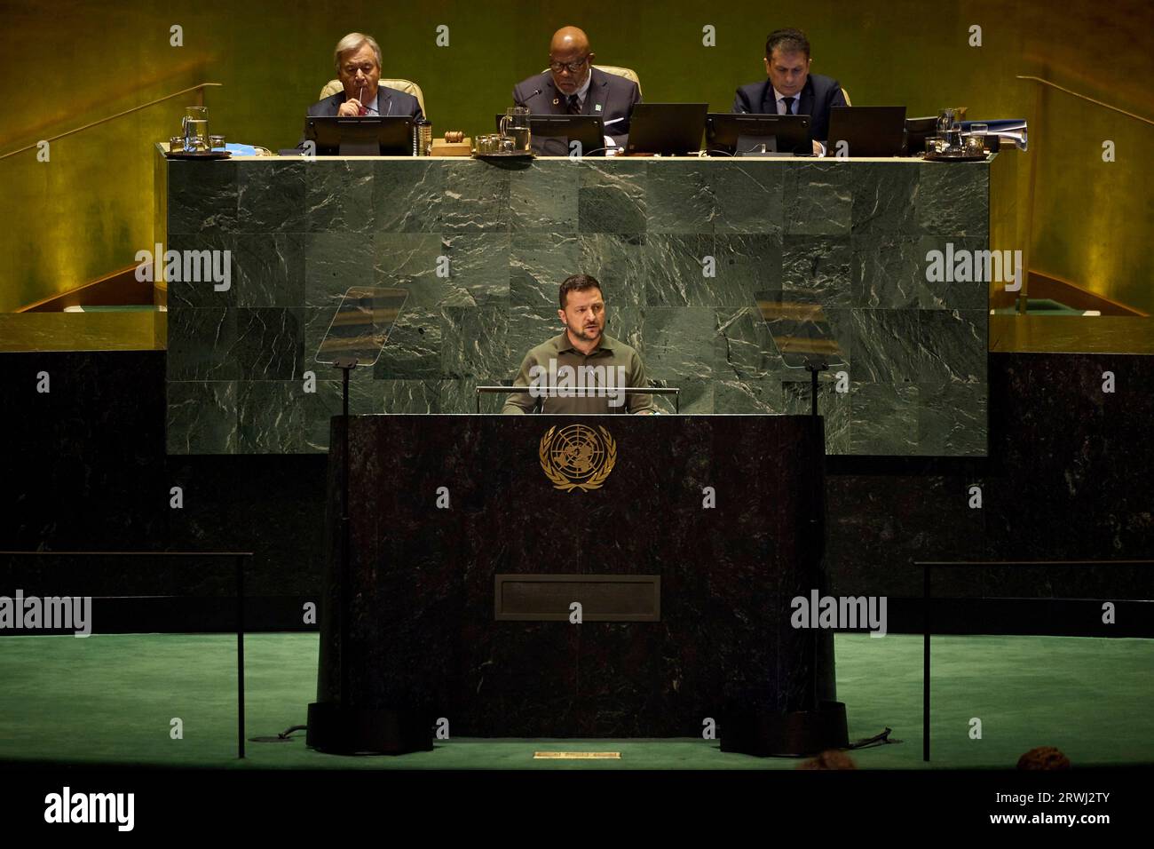 New York United States 19th Sep 2023 Ukrainian President Volodymyr