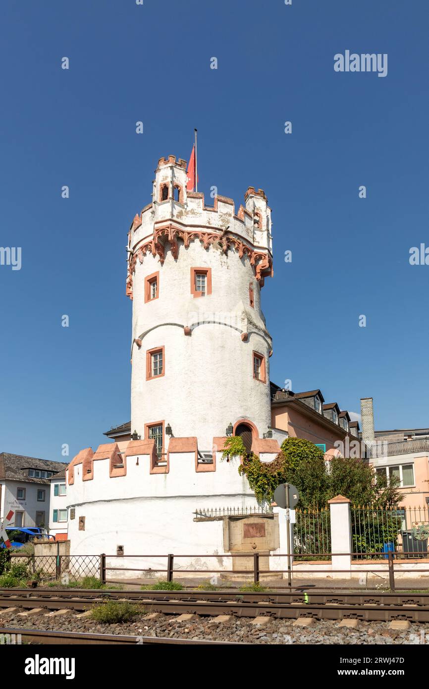 Rüdesheim, Germany - September 10, 2023: The 15th-century Adlerturm ...