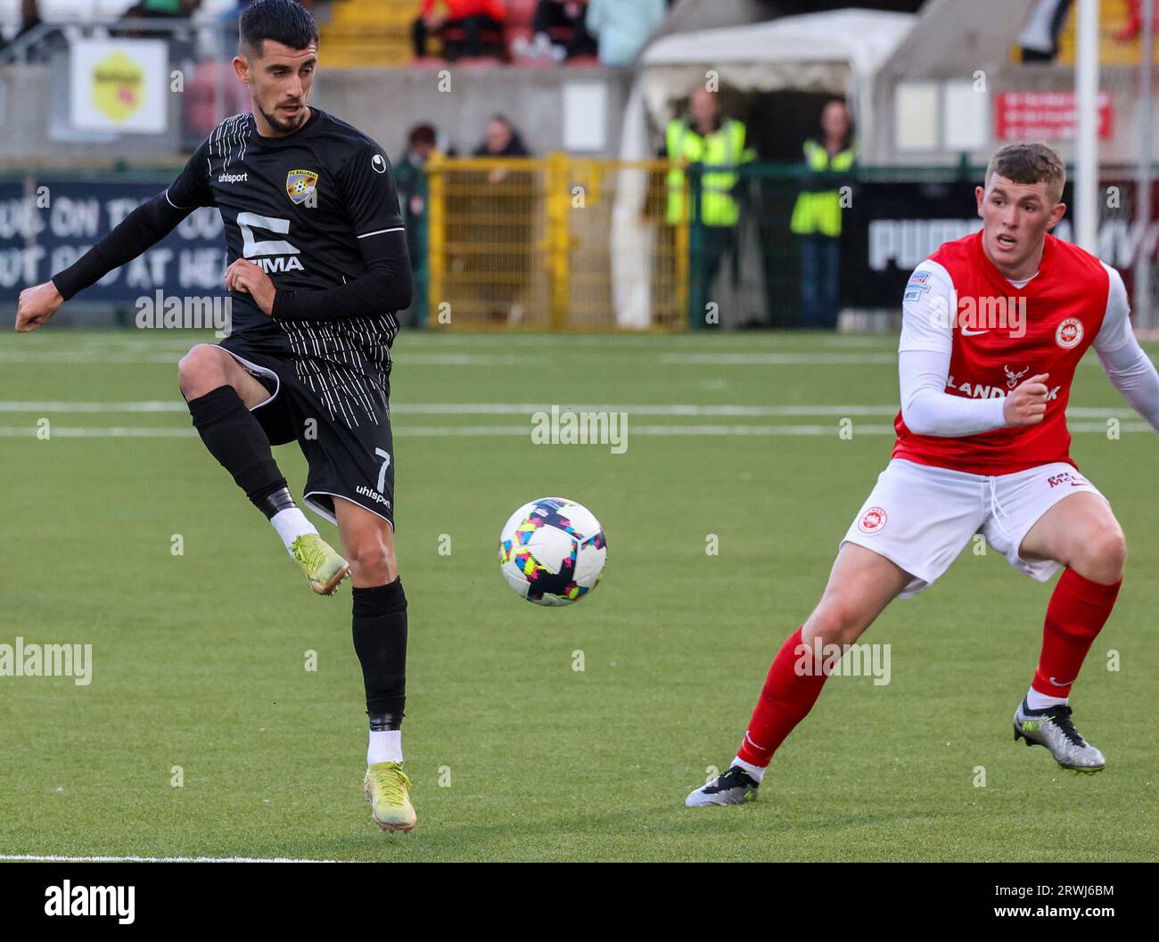 Solitude, Belfast, Northern Ireland, UK. 03 Aug 2023. UEFA Europa Conference League Qualifying ...