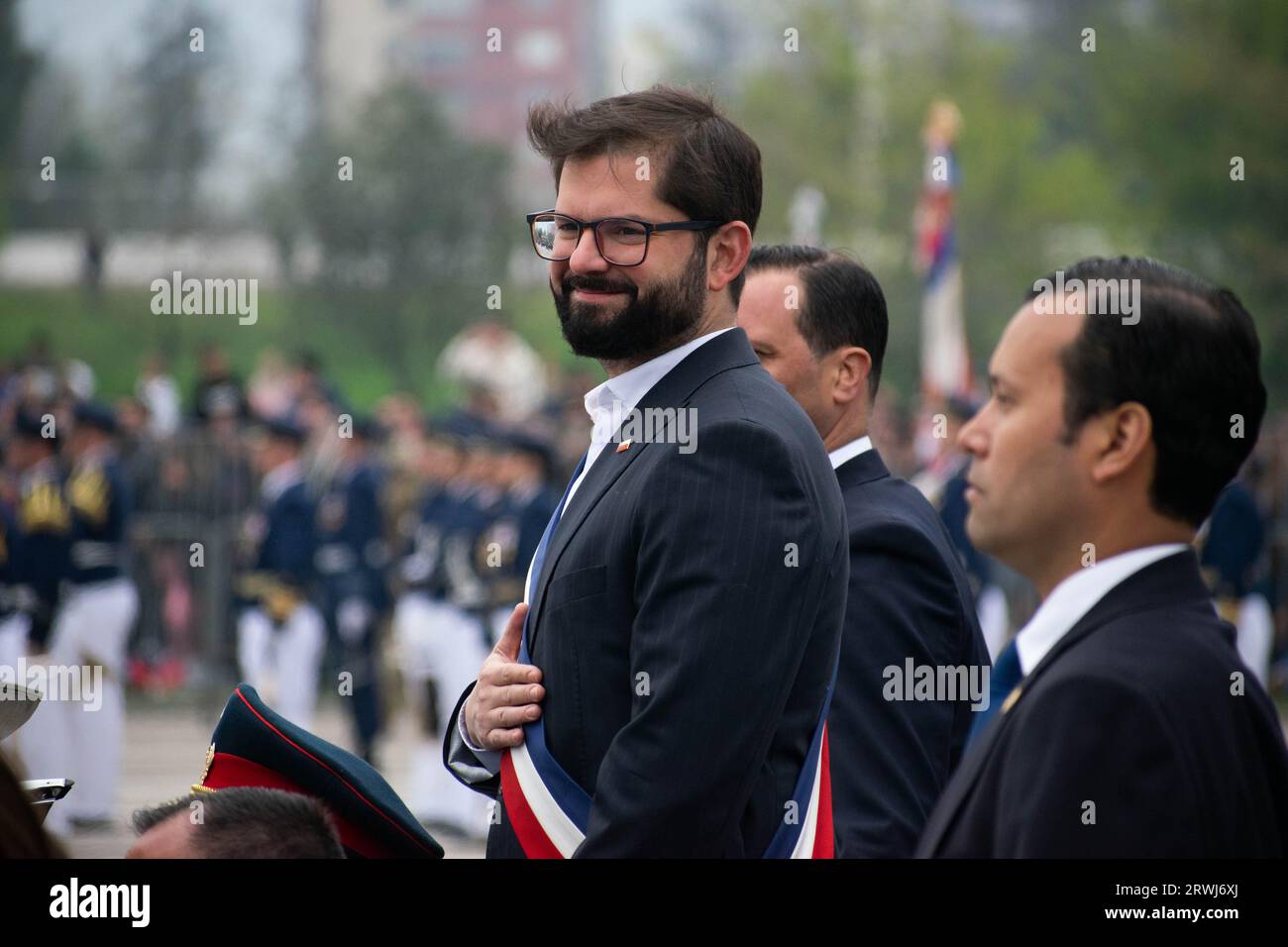 Santiago, Metropolitana, Chile. 19th Sep, 2023. Chile's President ...