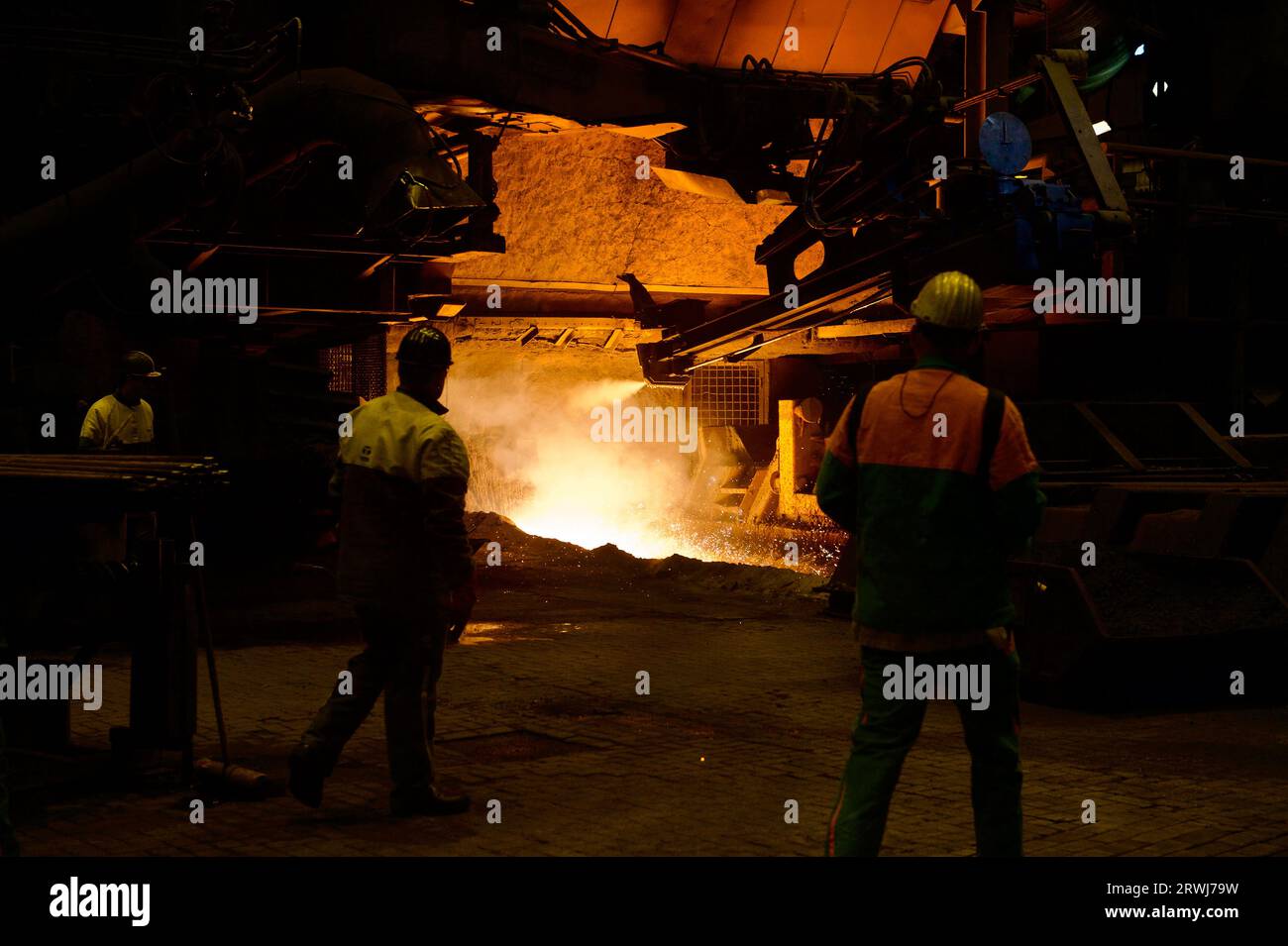 Steel making furnace in hi-res stock photography and images - Alamy