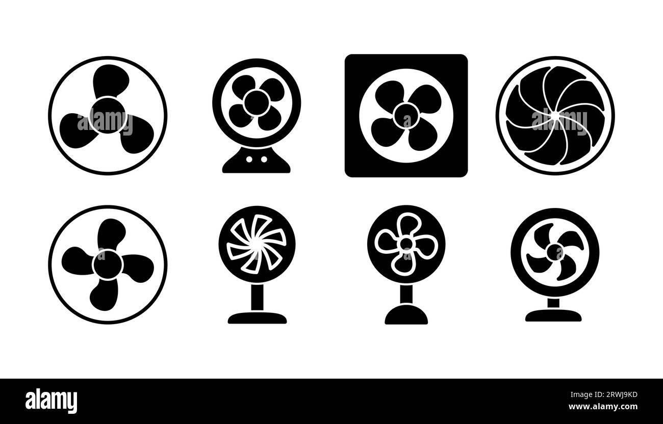 Fan icon vector. blower icon. propeller. ceiling Stock Vector Image ...