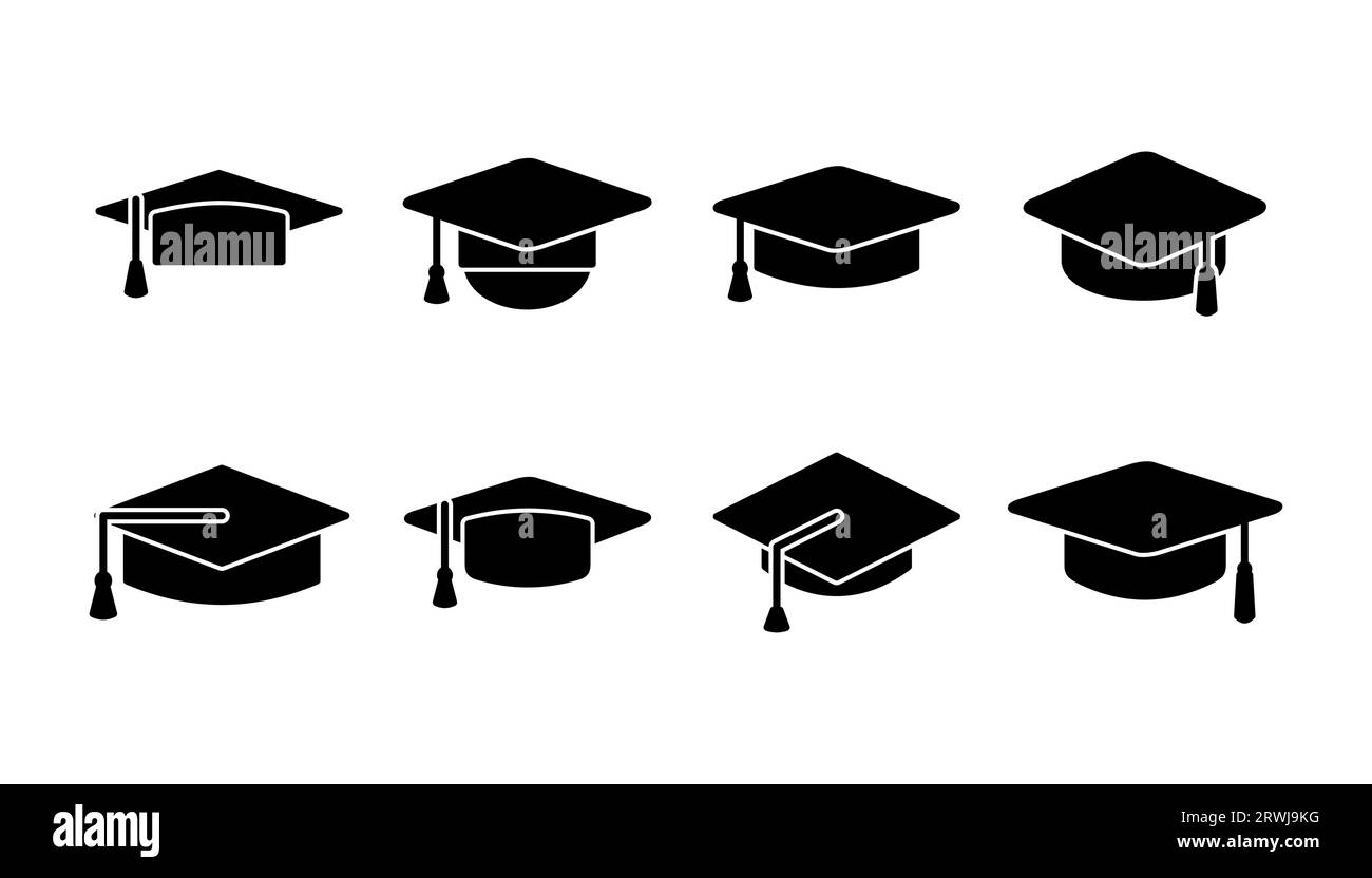 Education icon vector. graduation cap icon vector Stock Vector Image ...