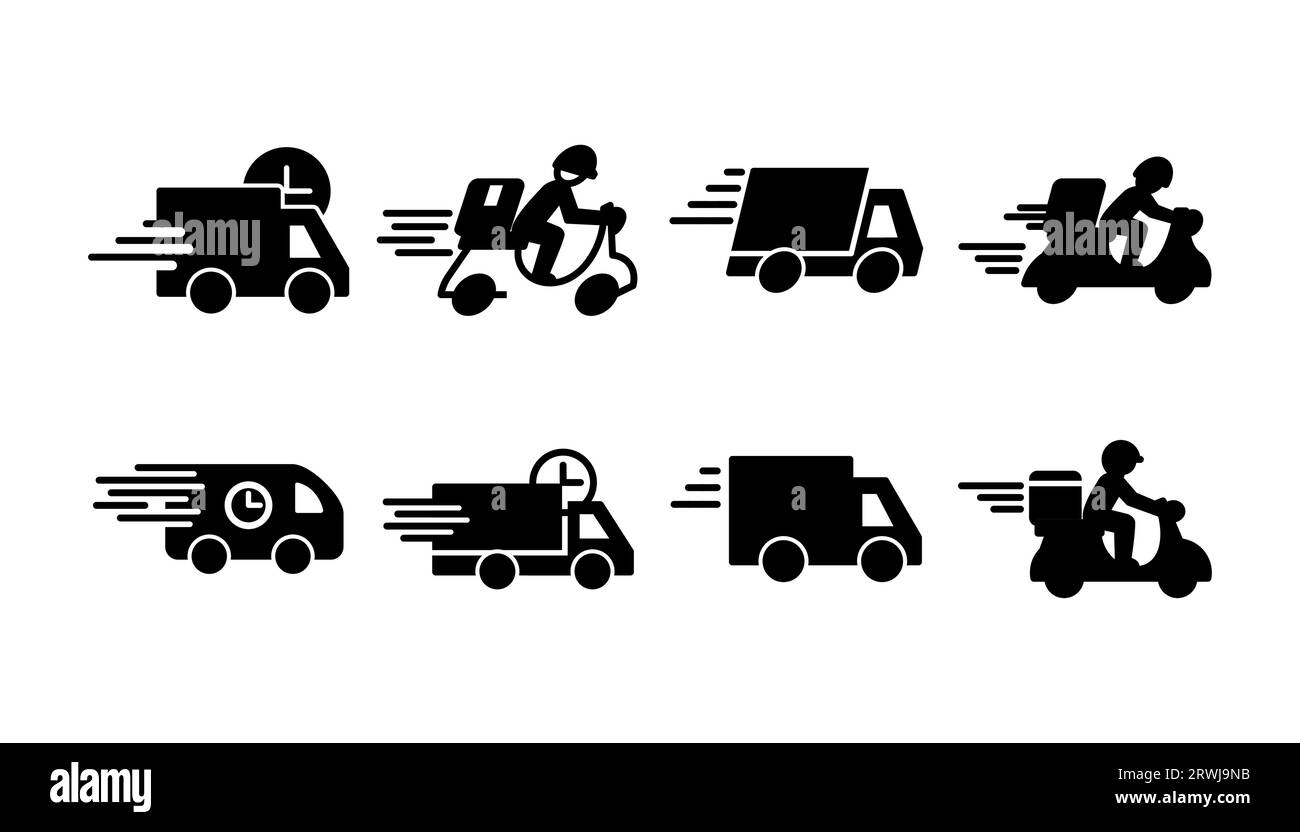 Delivery icon vector. Shipping fast delivery icon Stock Vector Image ...
