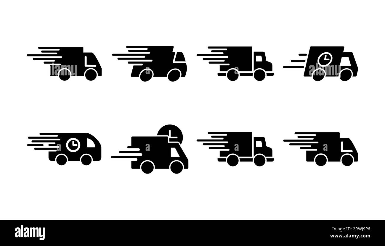 Delivery icon vector. Shipping fast delivery icon Stock Vector Image ...
