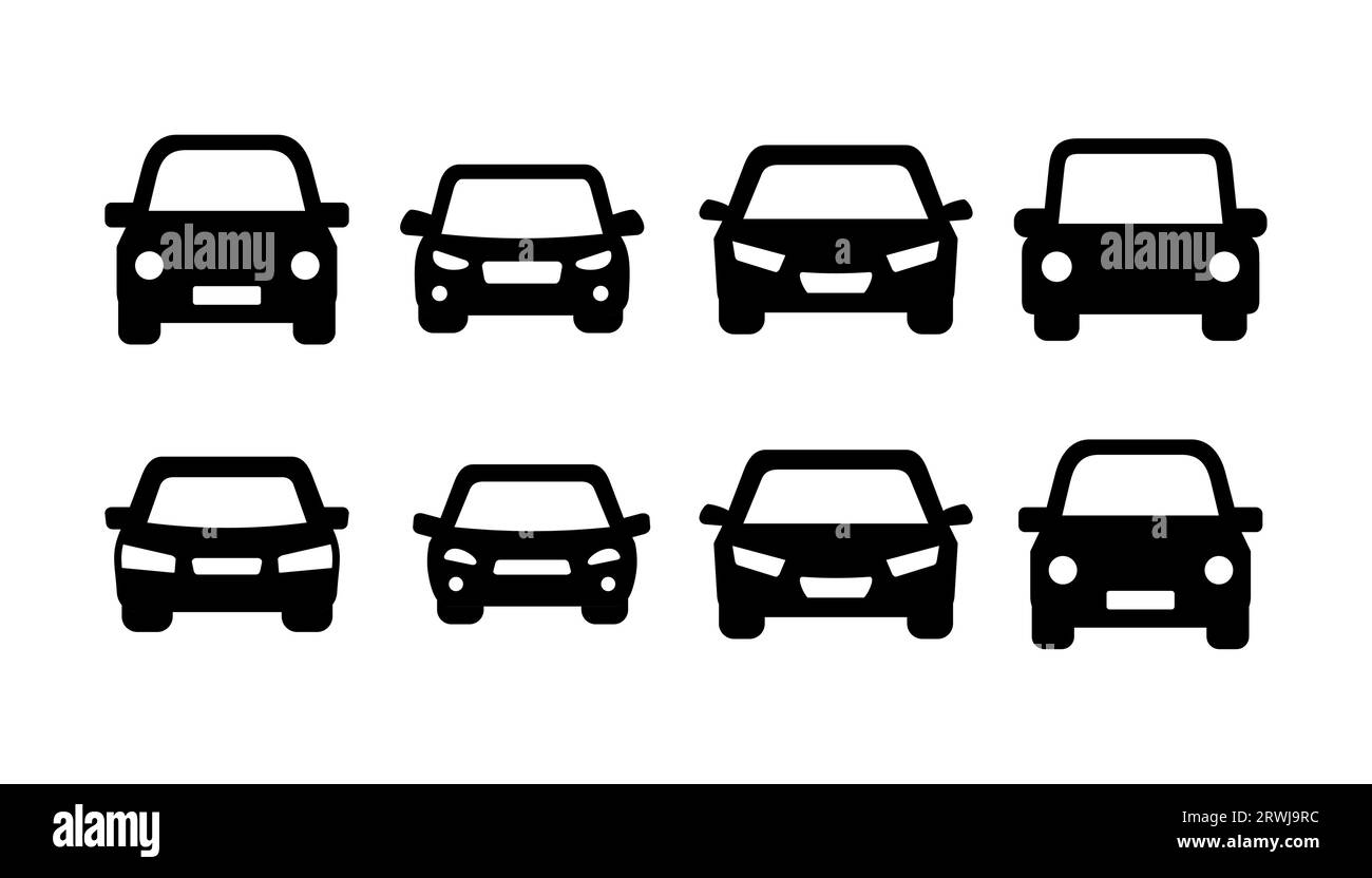 Mini car front Black and White Stock Photos & Images - Alamy