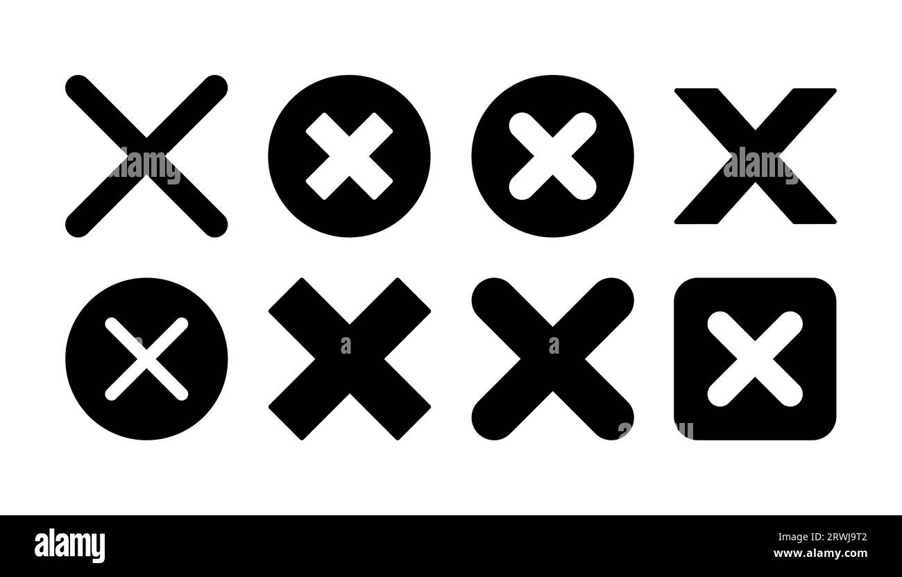 Close vector icon. Delete icon. remove, cancel, exit symbol Stock ...