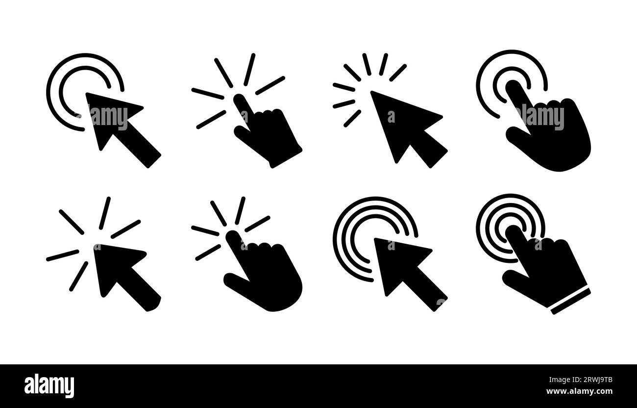 Cursor selection vector vectors hi-res stock photography and images - Alamy