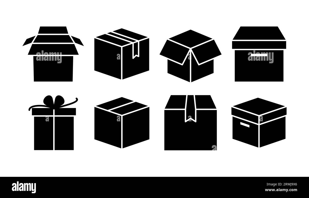 Box icon vector. Box sign. delivery package. parcel box Stock Vector ...