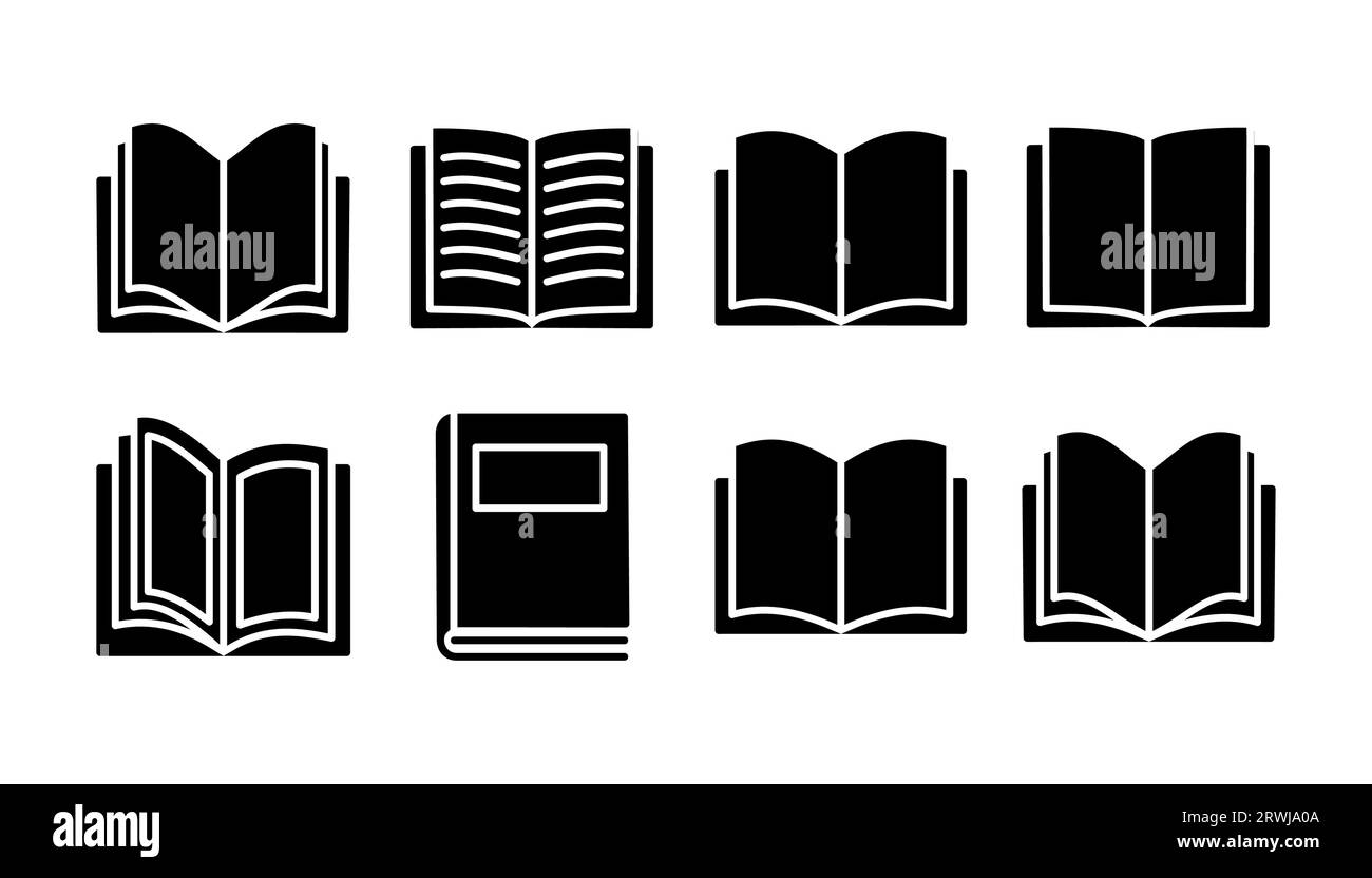 Electronic book vectors Black and White Stock Photos & Images - Alamy