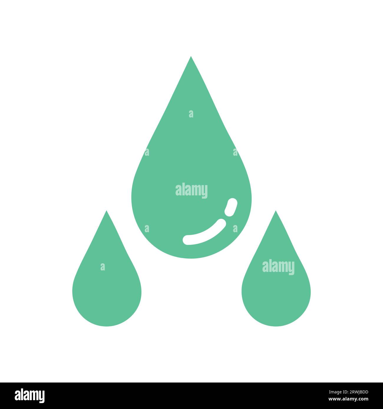 Flat Water Icon Symbol Vector Illustration Stock Vector Image & Art - Alamy