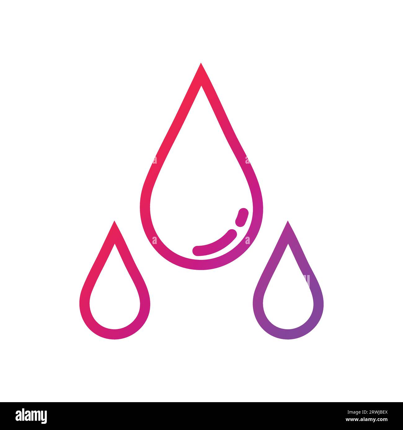 Water Gradient Icon Vector Illustration Stock Vector Image & Art - Alamy