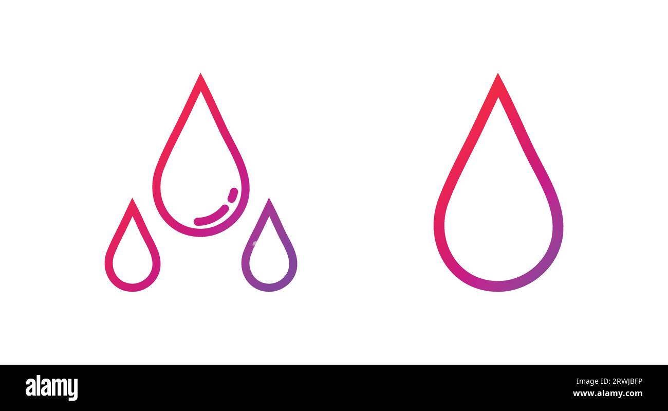 Water Gradient Icon Vector Illustration Stock Vector Image & Art - Alamy