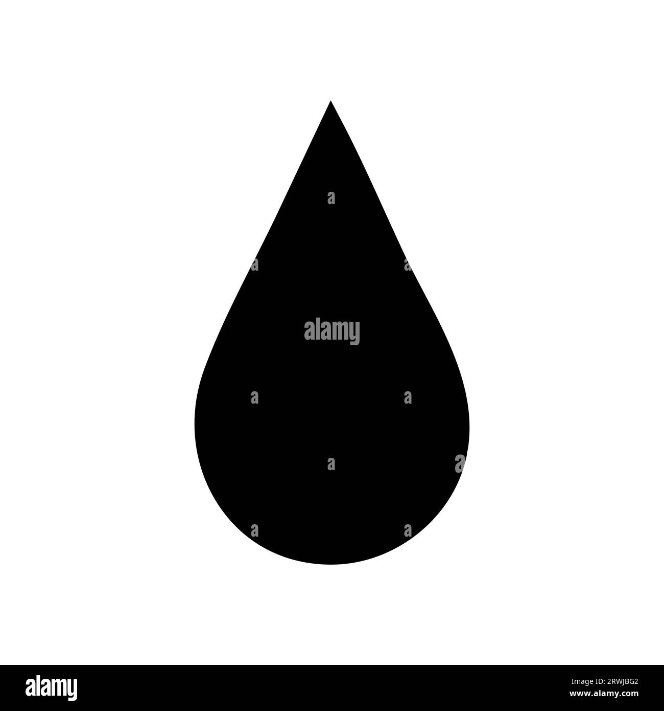 Water Fill Icon Symbol Vector. Black Glyph Water Icon Stock Vector ...