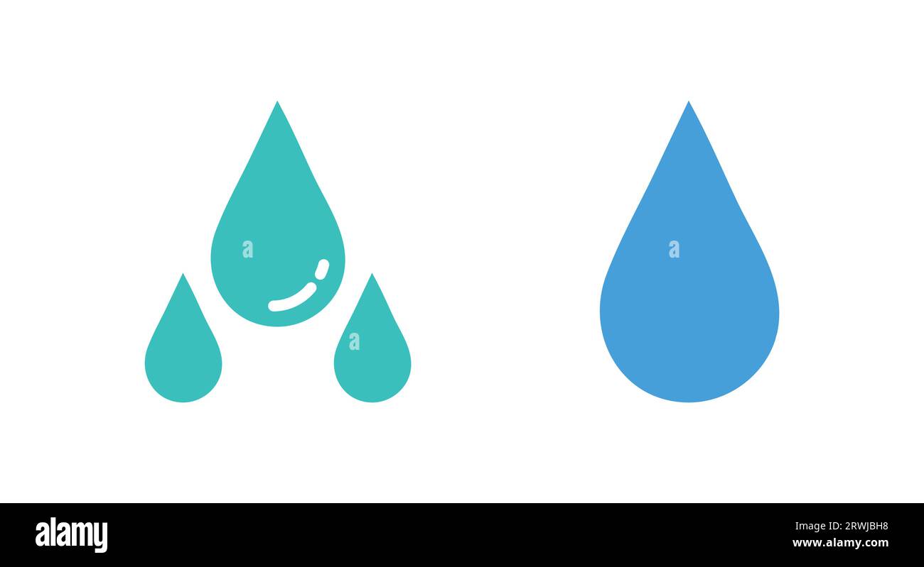 Flat Water Icon Symbol Vector Illustration Stock Vector Image & Art - Alamy