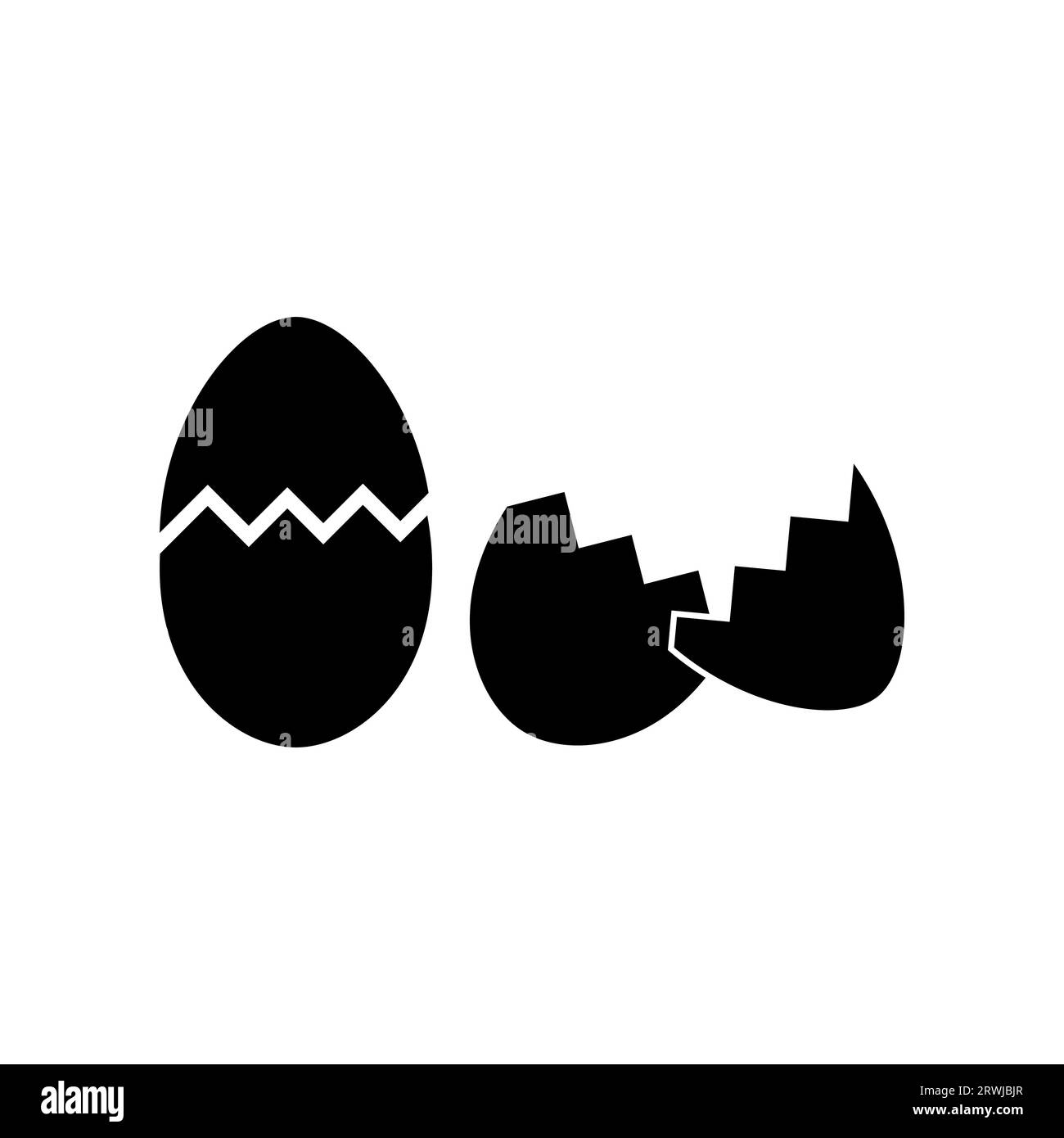 Broken egg Icon. Glyph Style Broken egg Fill Icon Vector Illustration ... Broken egg Icon. Glyph Style Broken egg Fill Icon Vector Illustration ...
